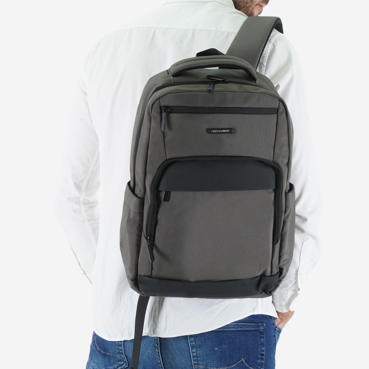 Višenamenski ranac za laptop i putovanja, tamno sivi | Obuća Metro