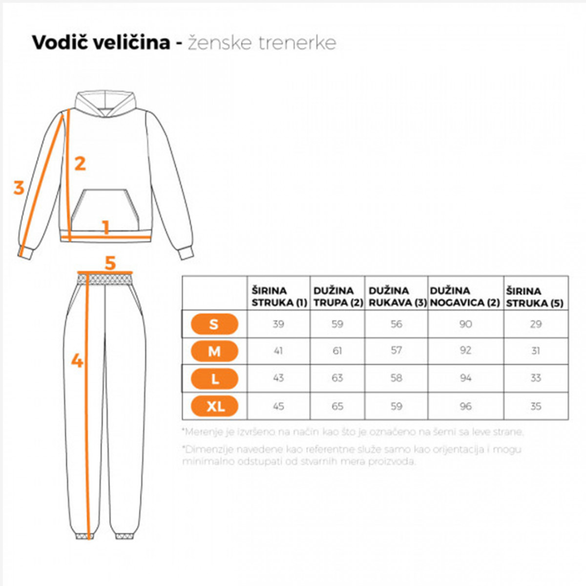 Ženska komplet trenerka, savršena za svakodnevne aktivnosti, udobna i topla, crne boje | Obuća Metro